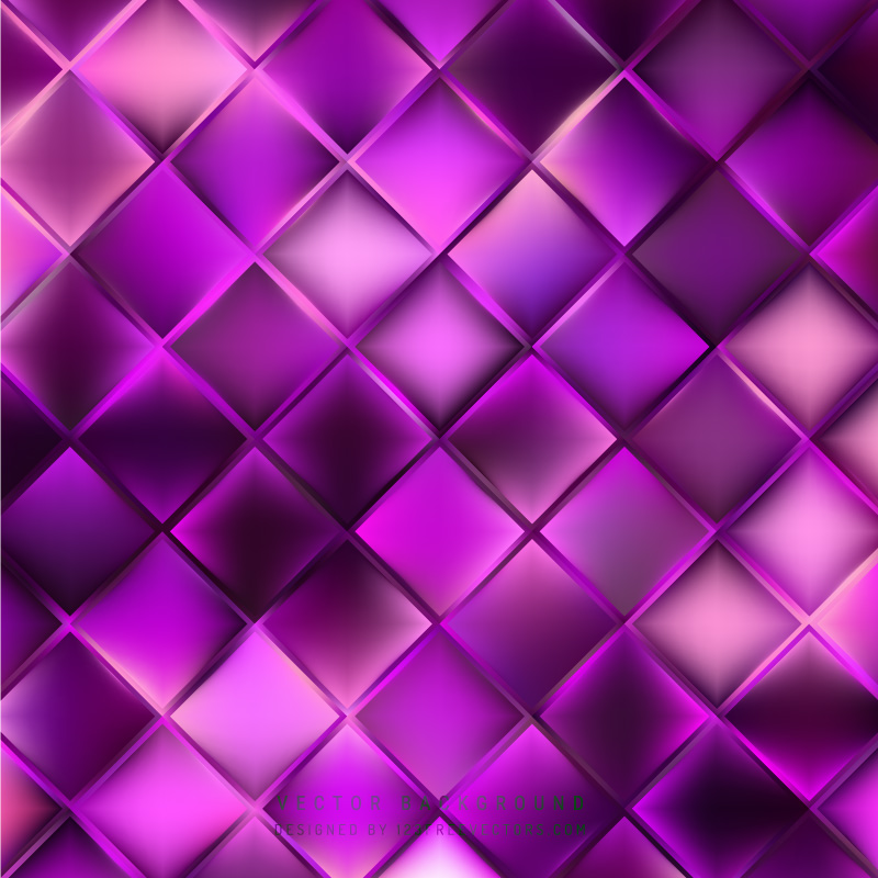 Abstract Purple Square Background
