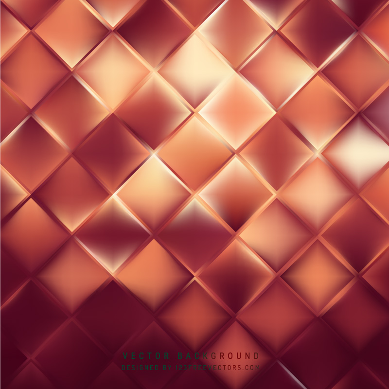 Abstract Red Square Background Pattern