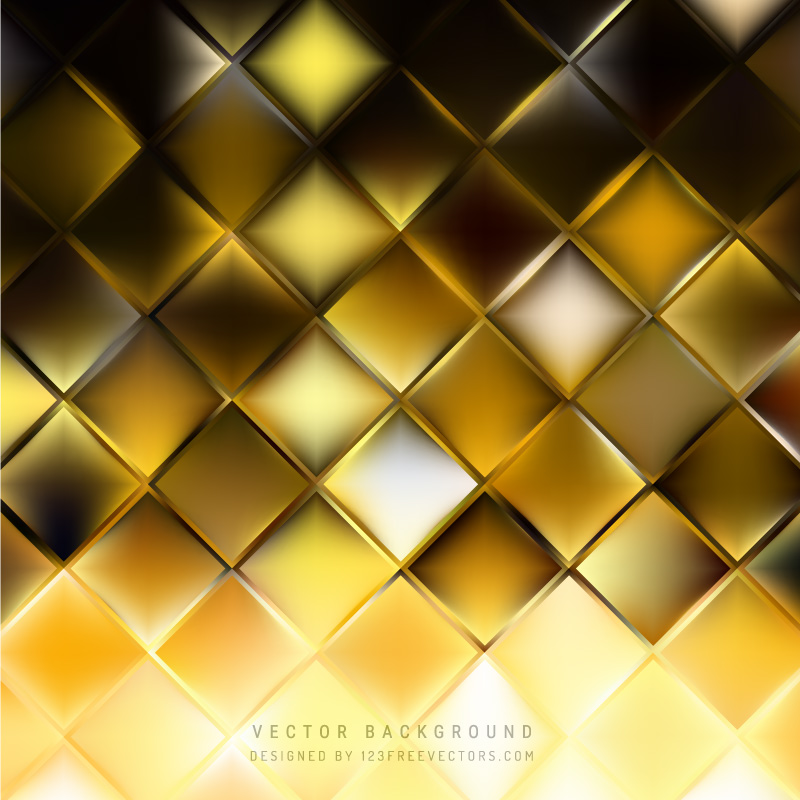 Black Yellow Square Background Design