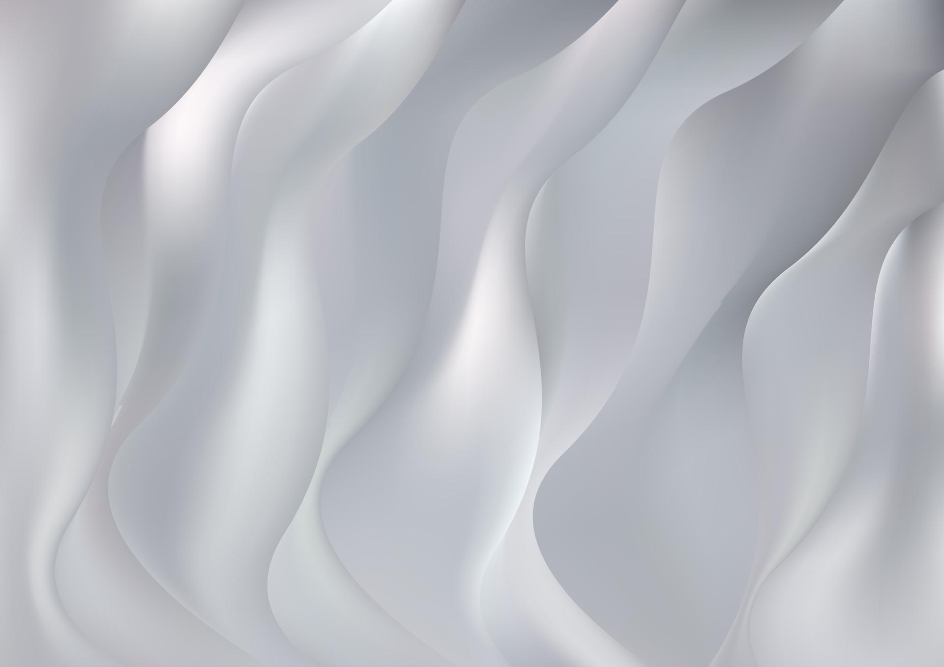 Grey Abstract Wave Background Template Vector Image