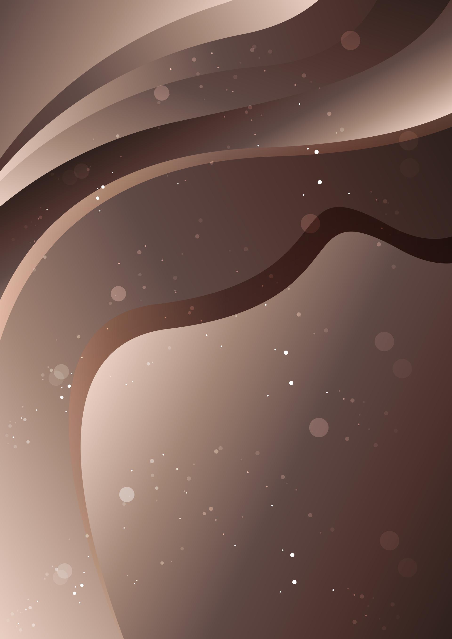 Brown Wave Background with Sparkles