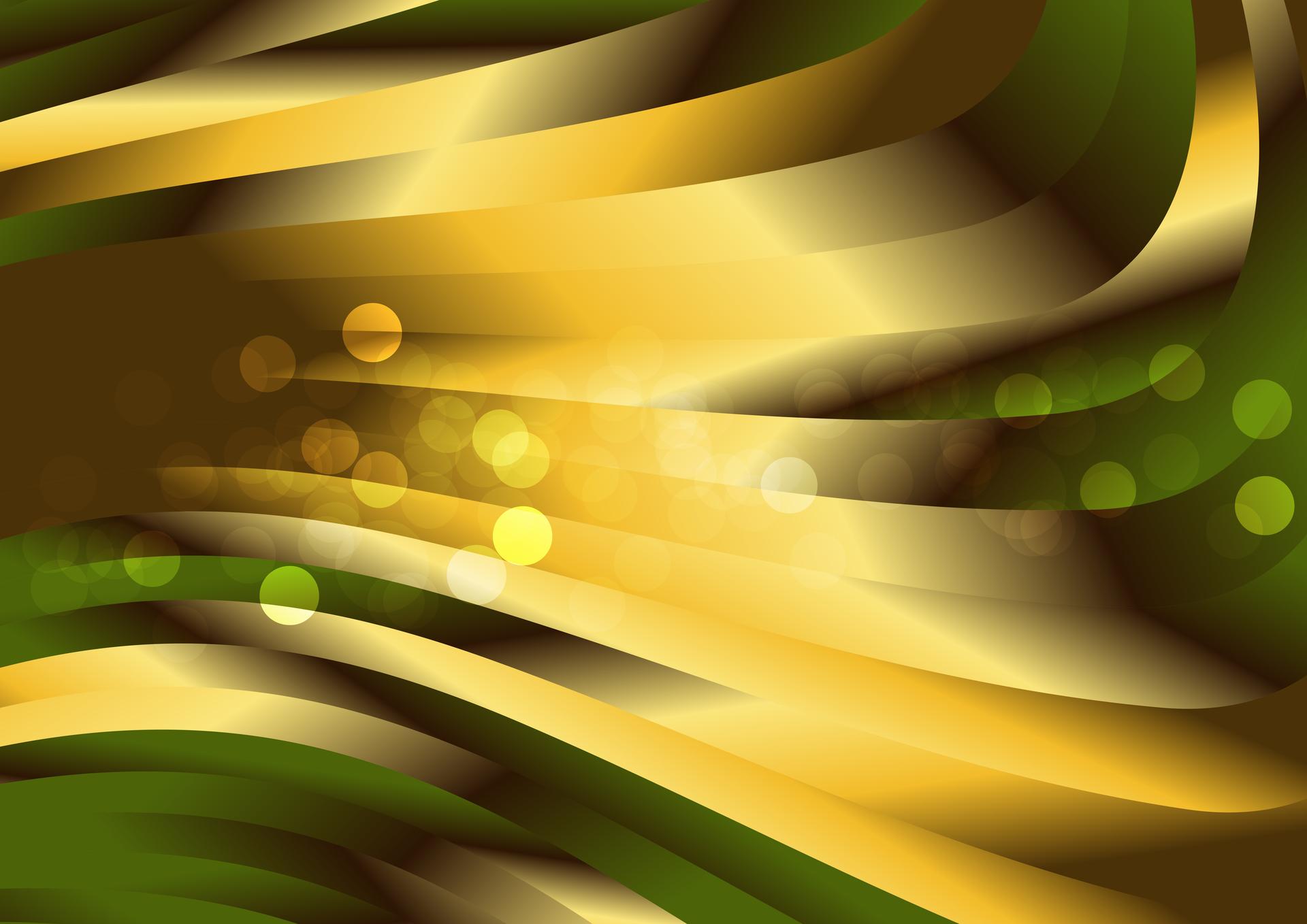 Brown and Green Gradient Wave Background Graphic