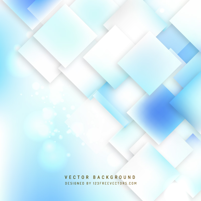 Light Blue Geometric Square Background