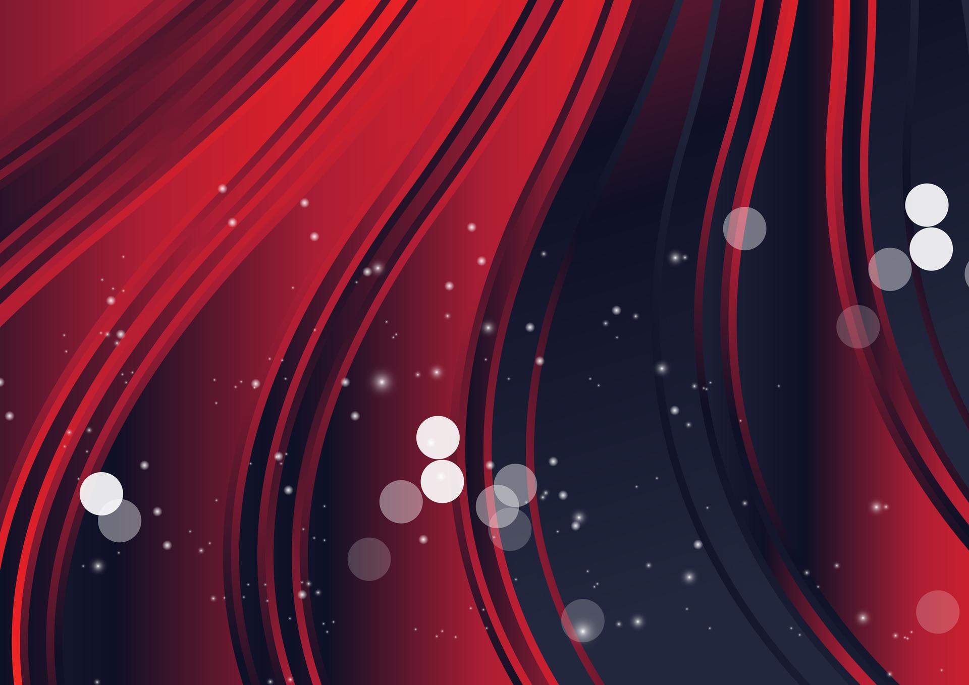 Black Red and Blue Gradient Vertical Wave Background Template