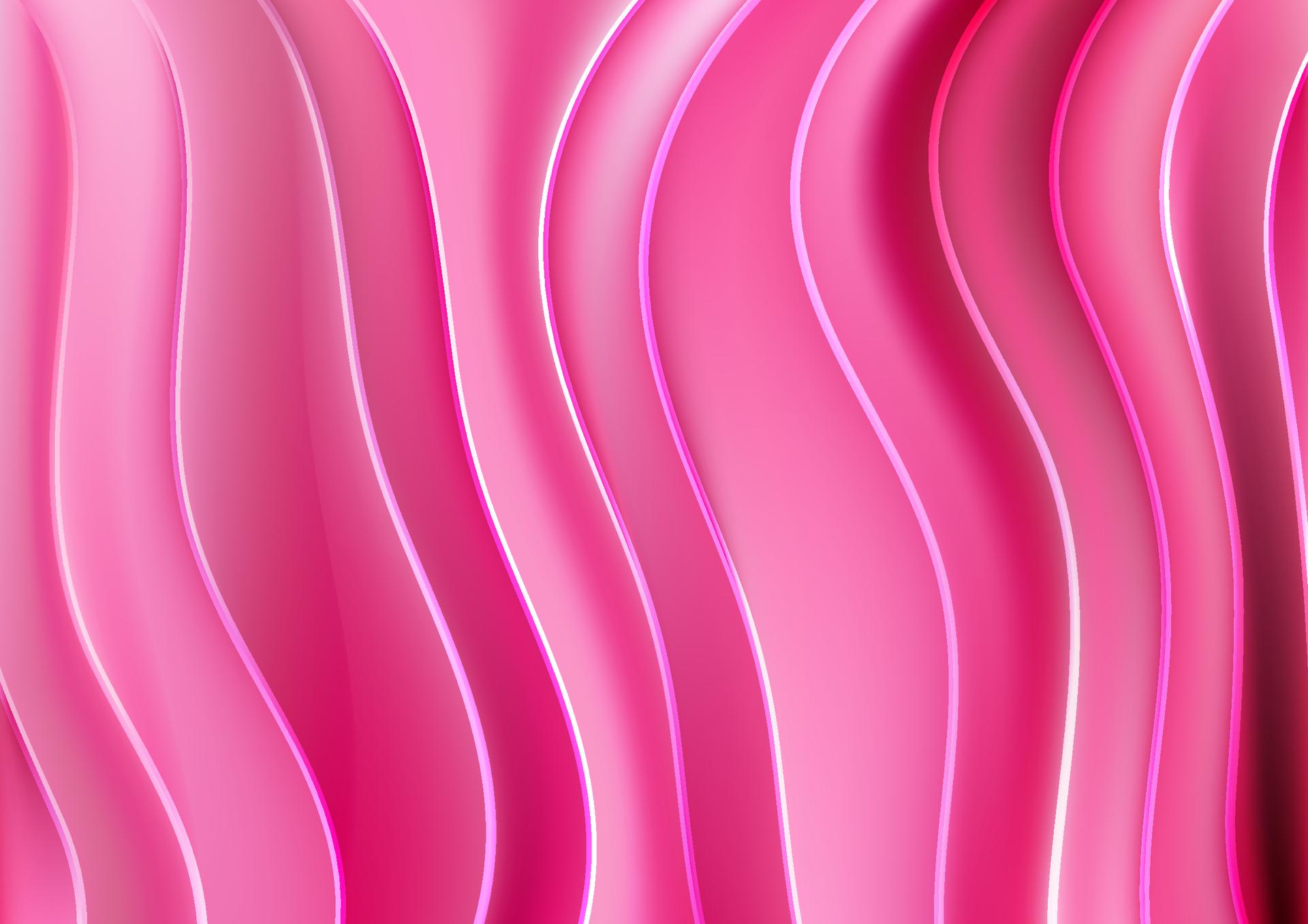 Abstract Pink Wave Background
