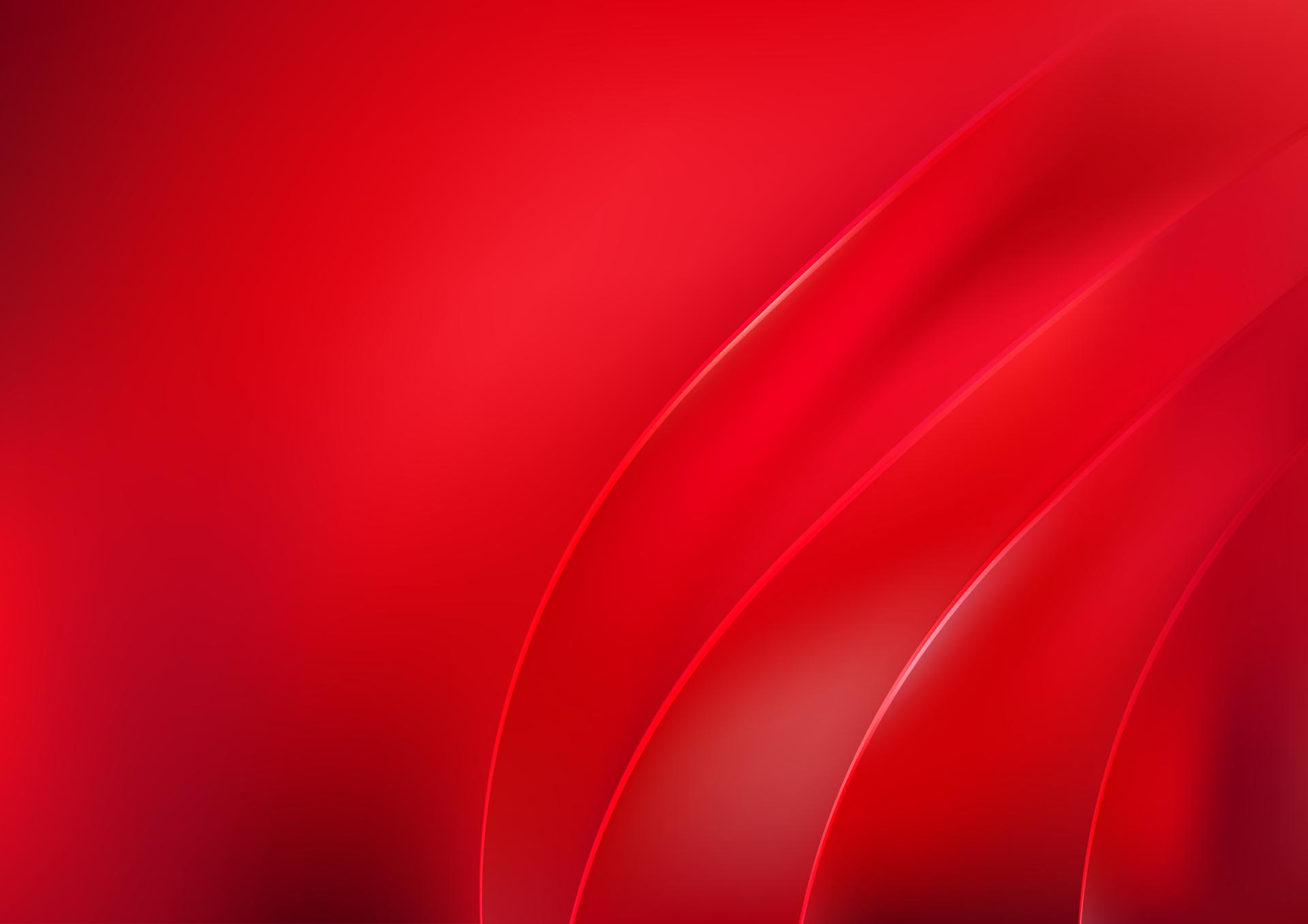 Red Abstract Wave Background Template