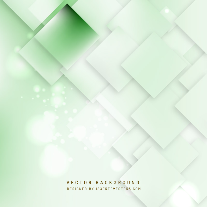 Abstract Light Green Square Background