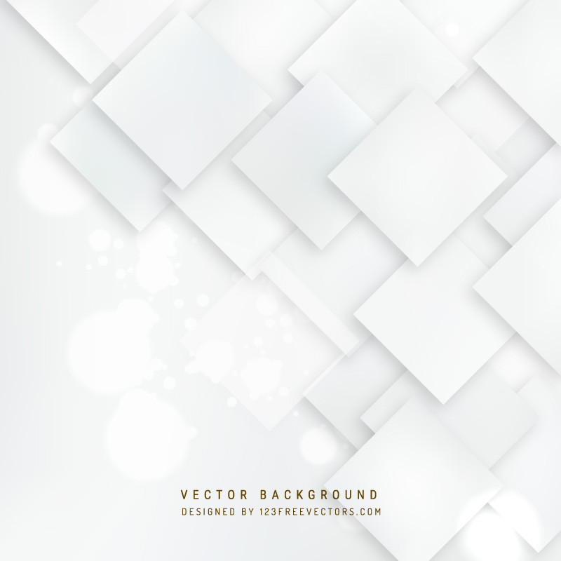 White Square Background Design