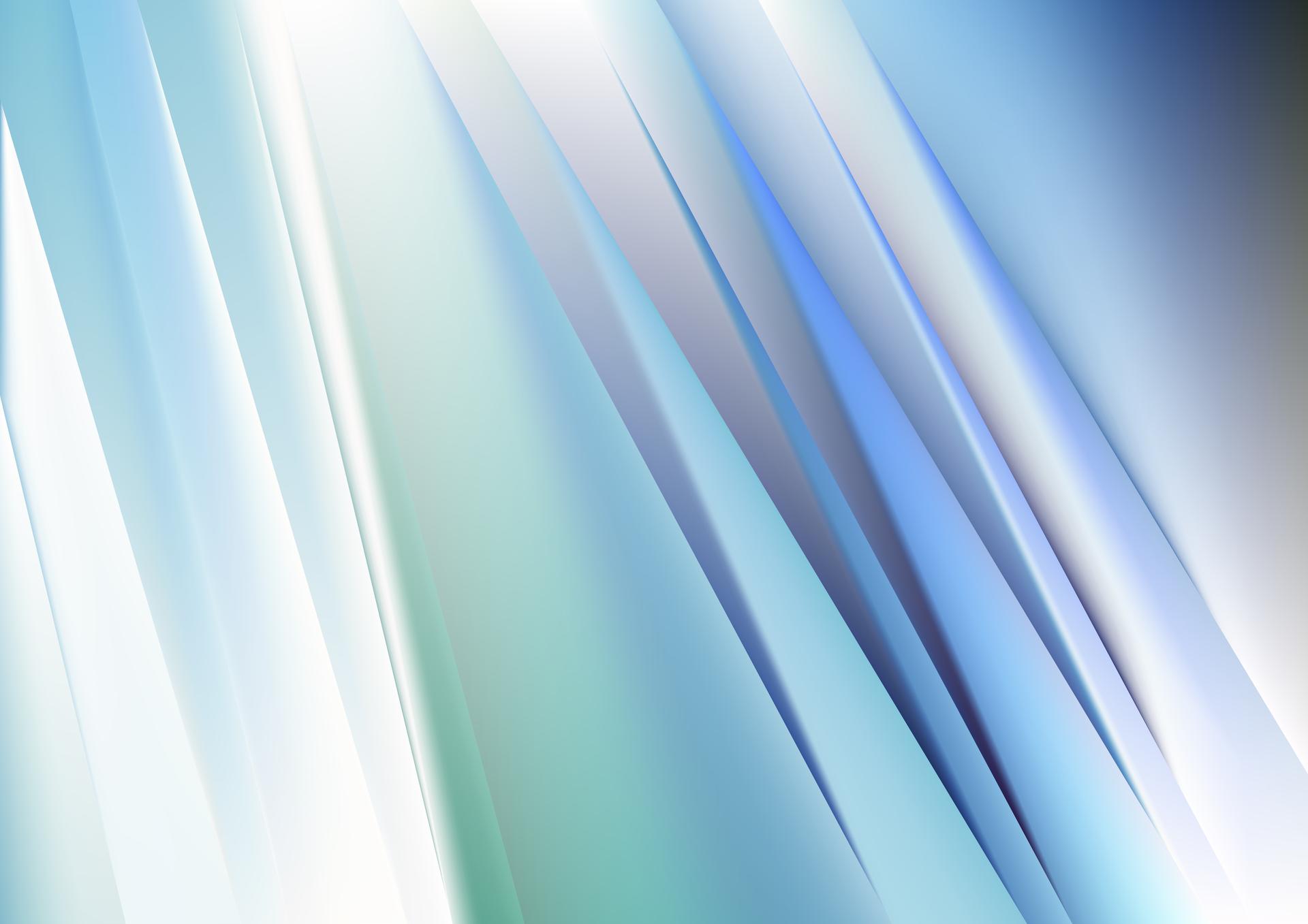 Shiny Blue and White Straight Lines Abstract Background