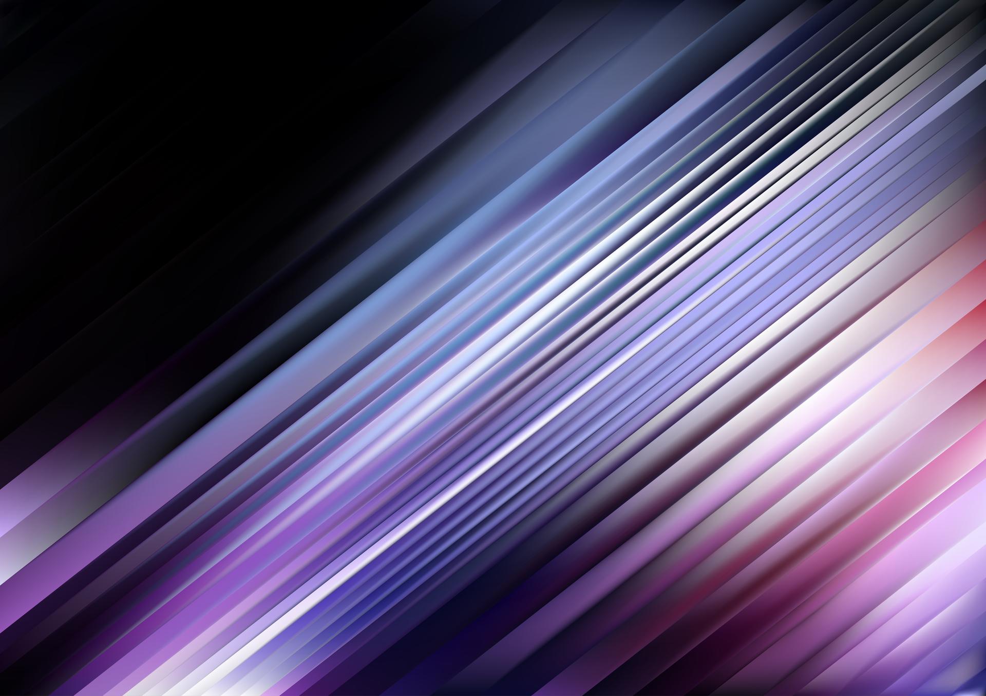 Abstract Black Pink and Blue Shiny Straight Lines Background Image