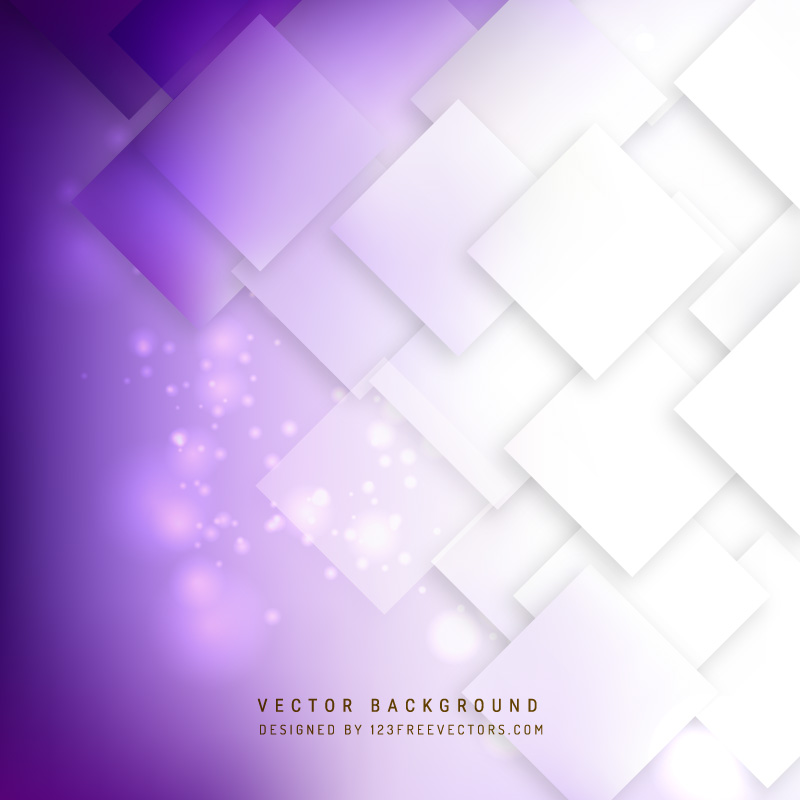 Abstract Violet Square Background Design
