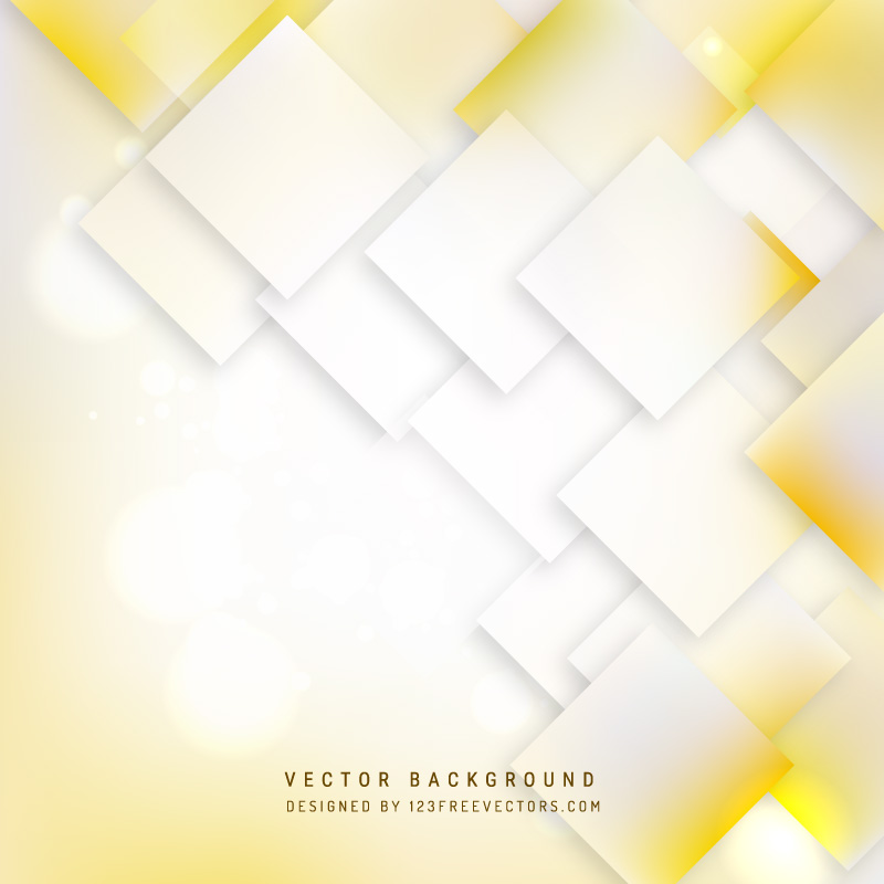 Abstract Light Yellow Square Background