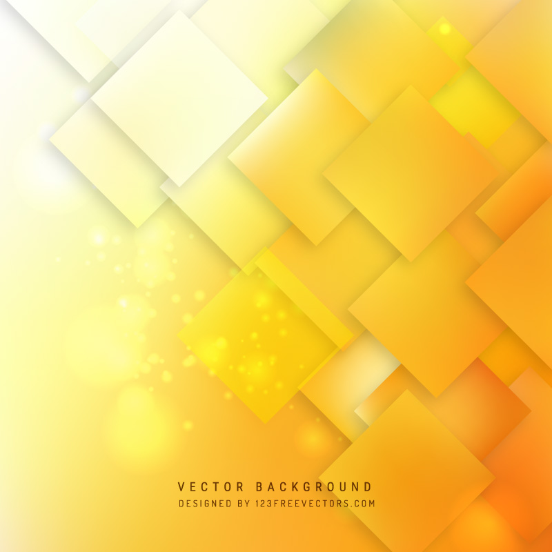 Abstract Yellow Square Background
