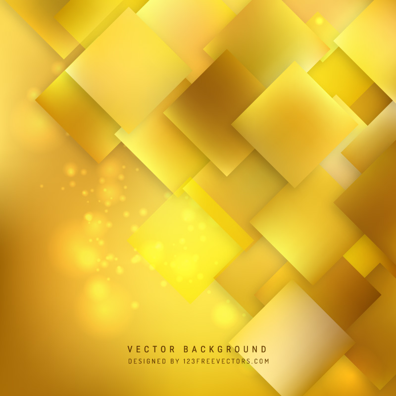 Abstract Yellow Square Background Pattern