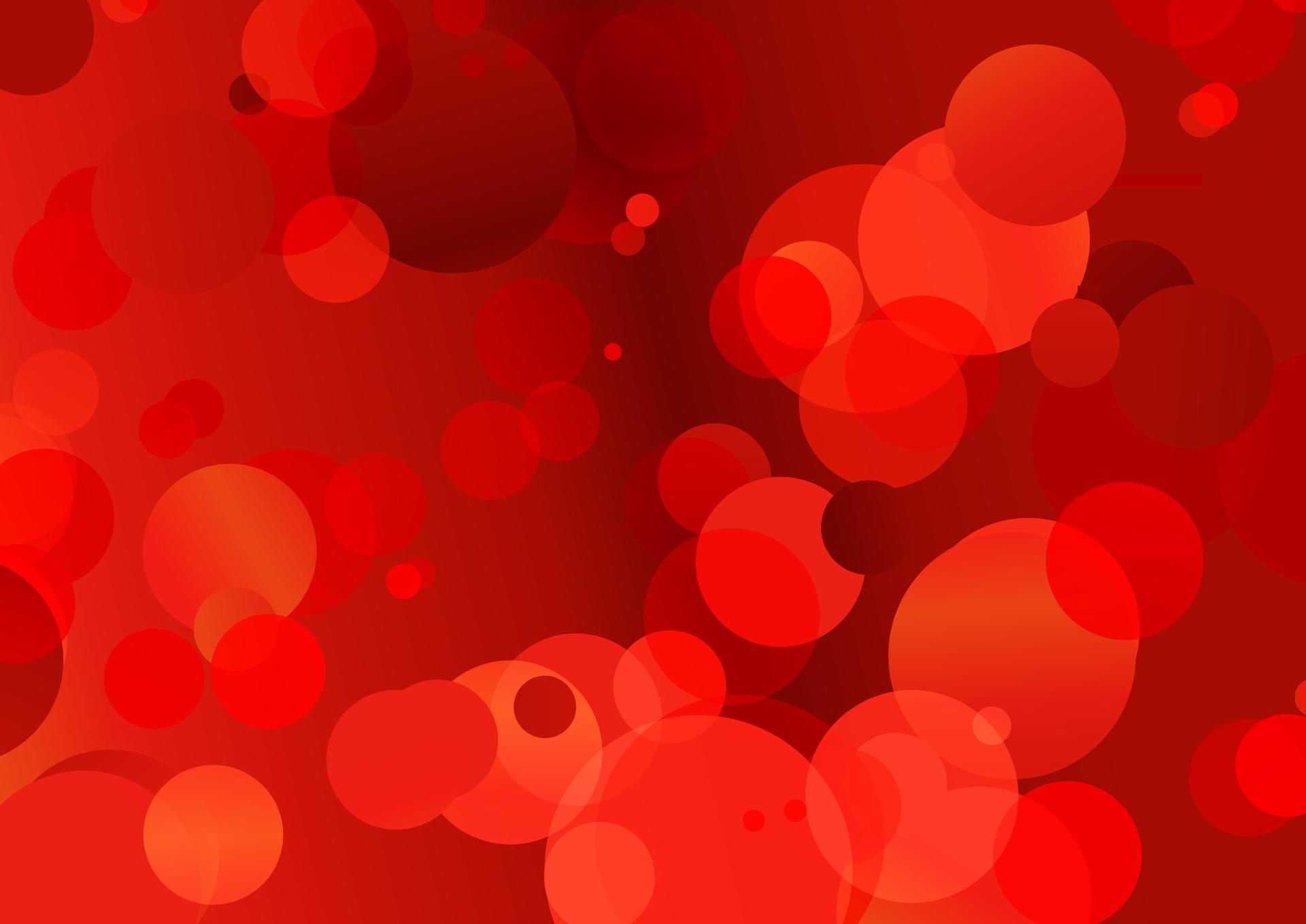 Red Circle Abstract Wallpaper