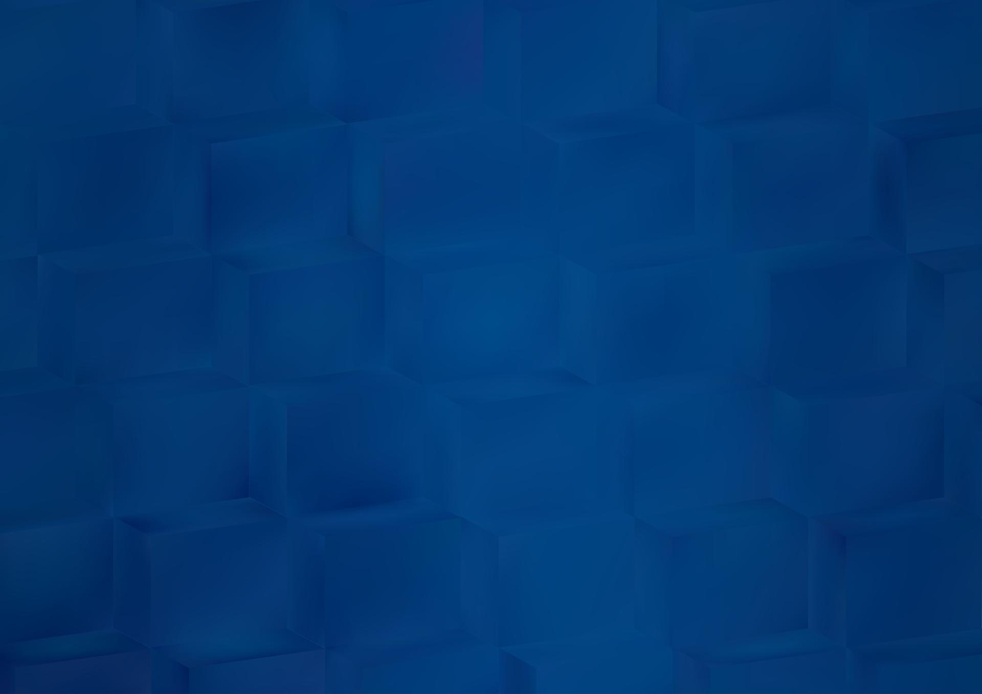 Blue Cube Abstract Background