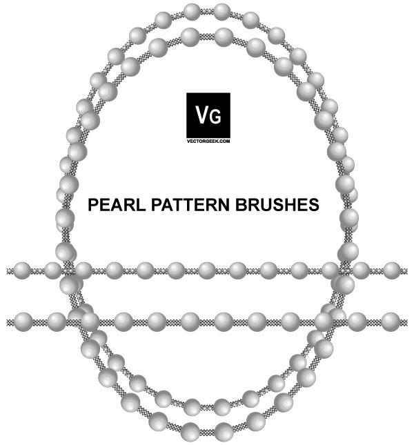 Pearl Pattern Brushes for Illustrator