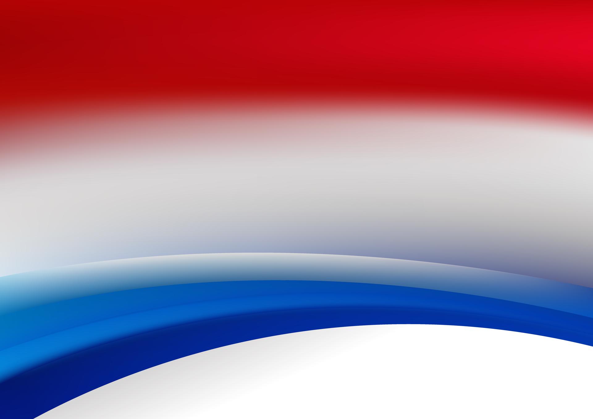 Glowing Abstract Red White and Blue Wave Business Background Vector Eps