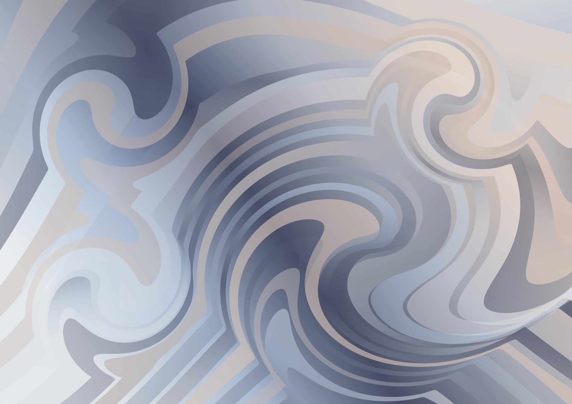 Blue and Brown Abstract Gradient Curvature Ripple Lines Background Graphic