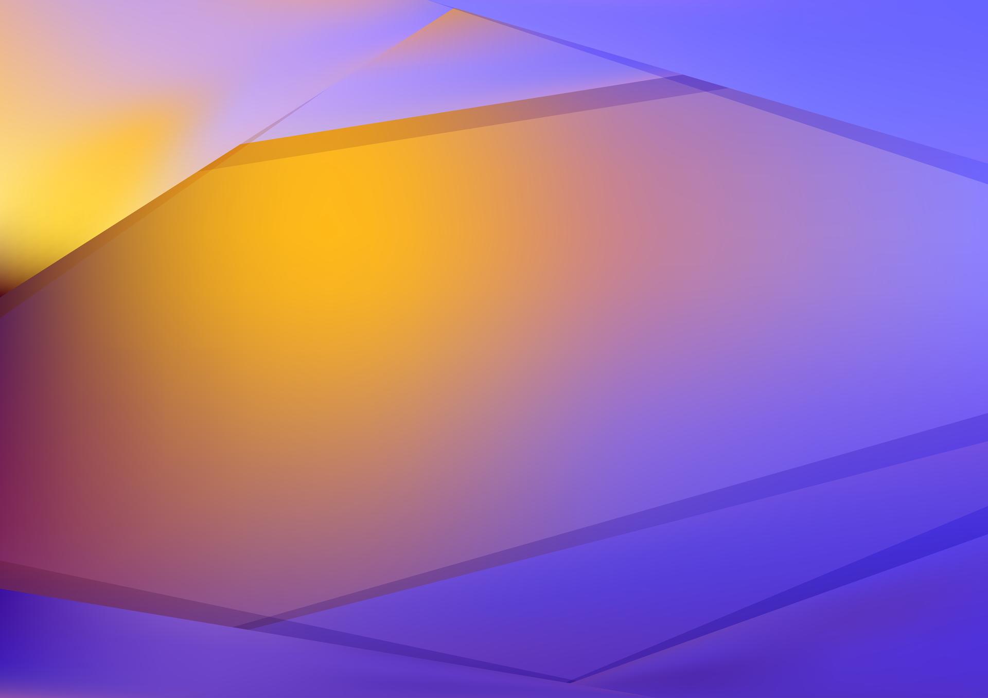 Blue and Orange Background Design Template