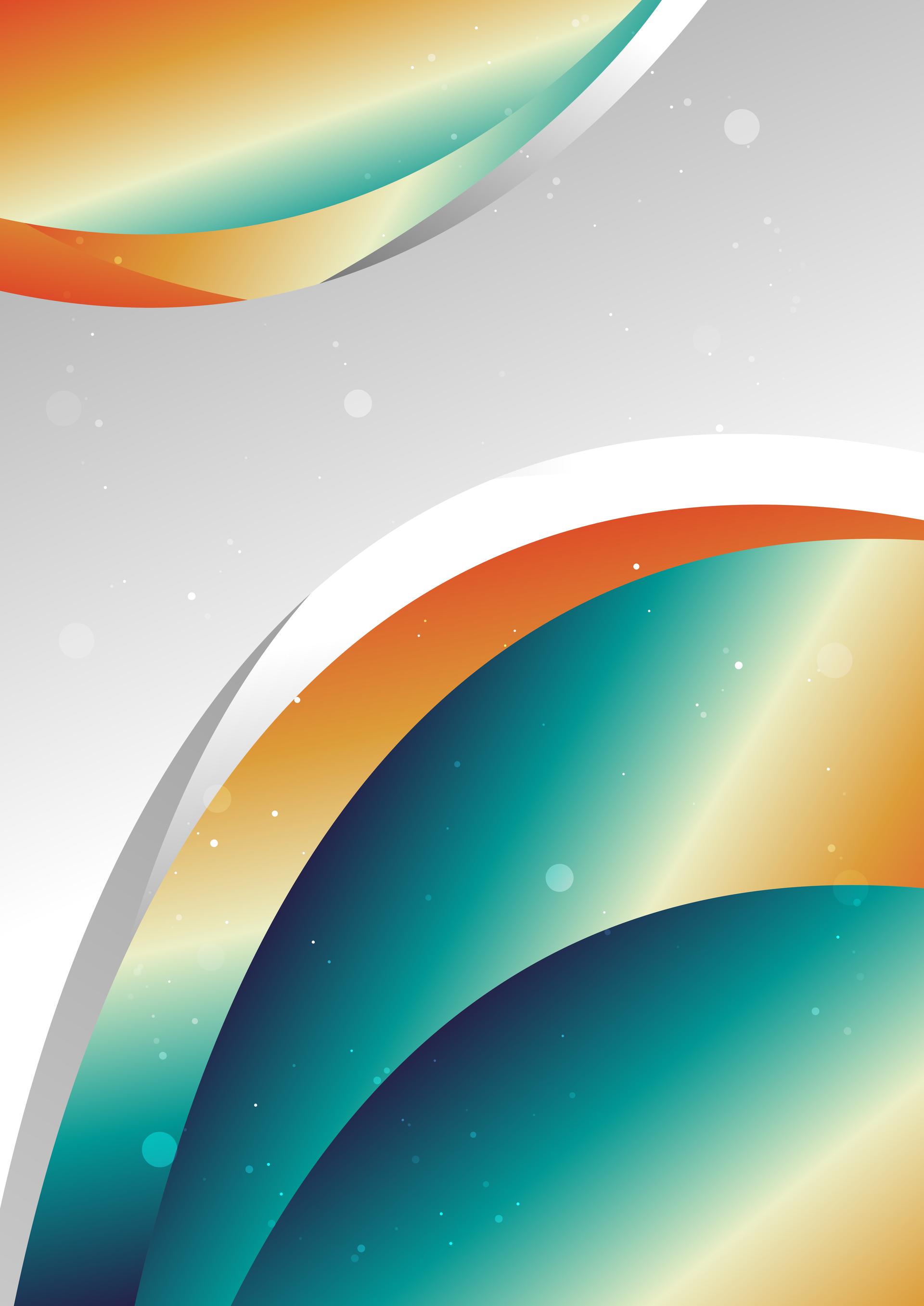 Orange Blue and Grey Background Template Design