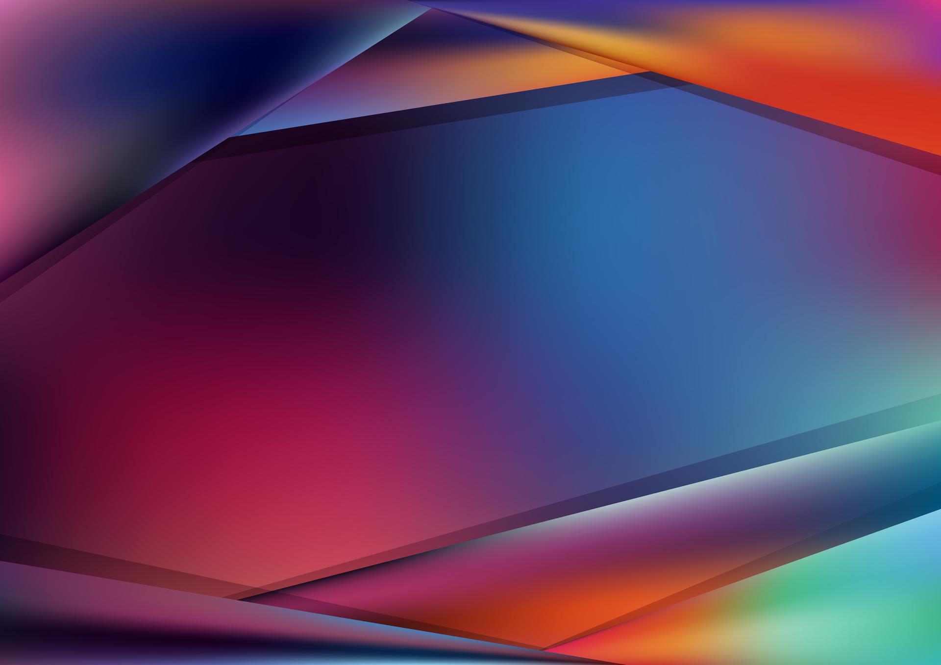 Abstract Pink Blue and Orange Background Design Template