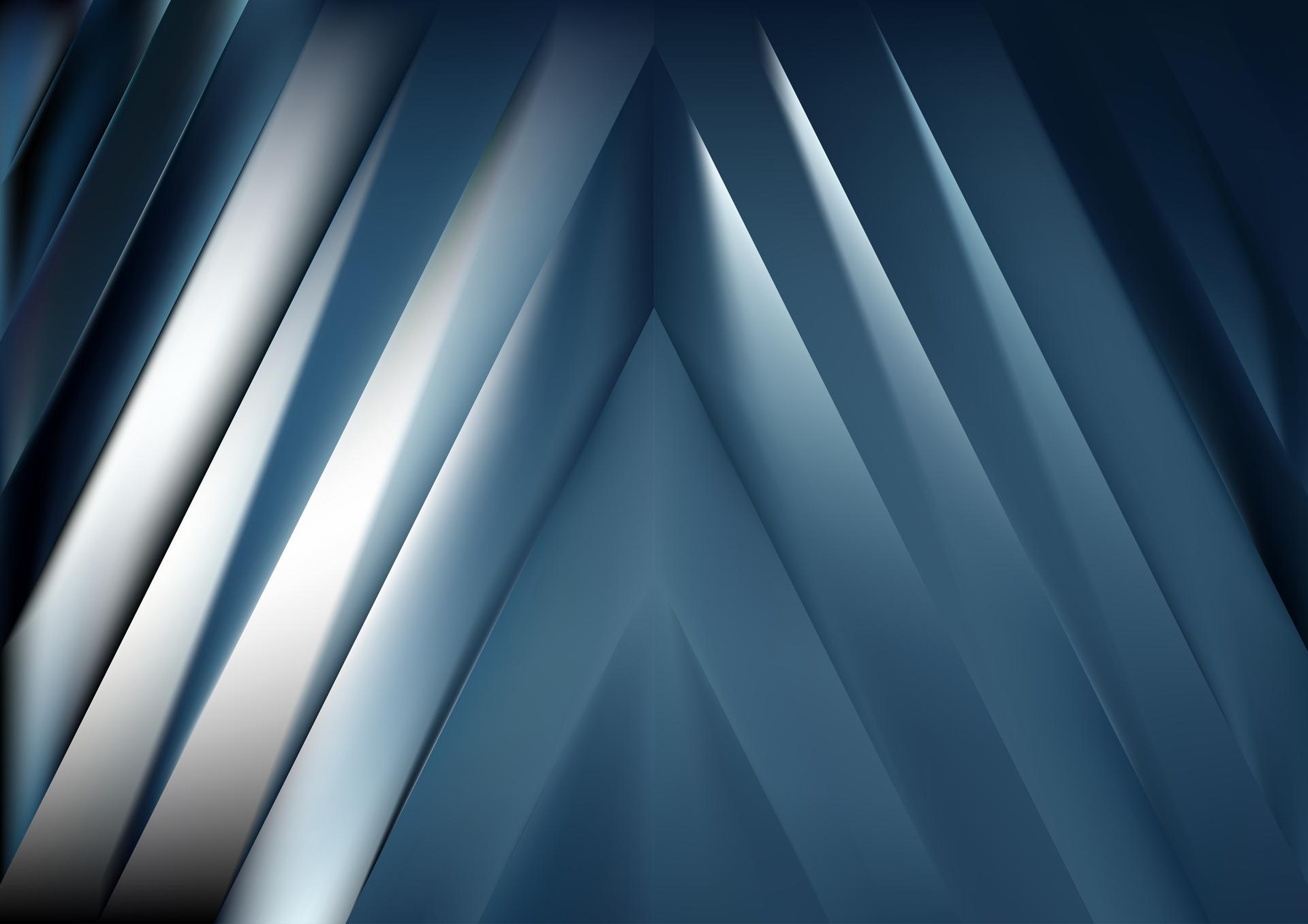 Abstract Shiny Dark Blue Arrow Background Vector Art