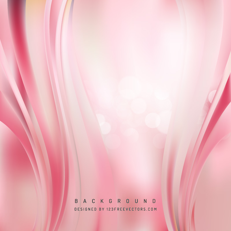Light Pink Wave Background