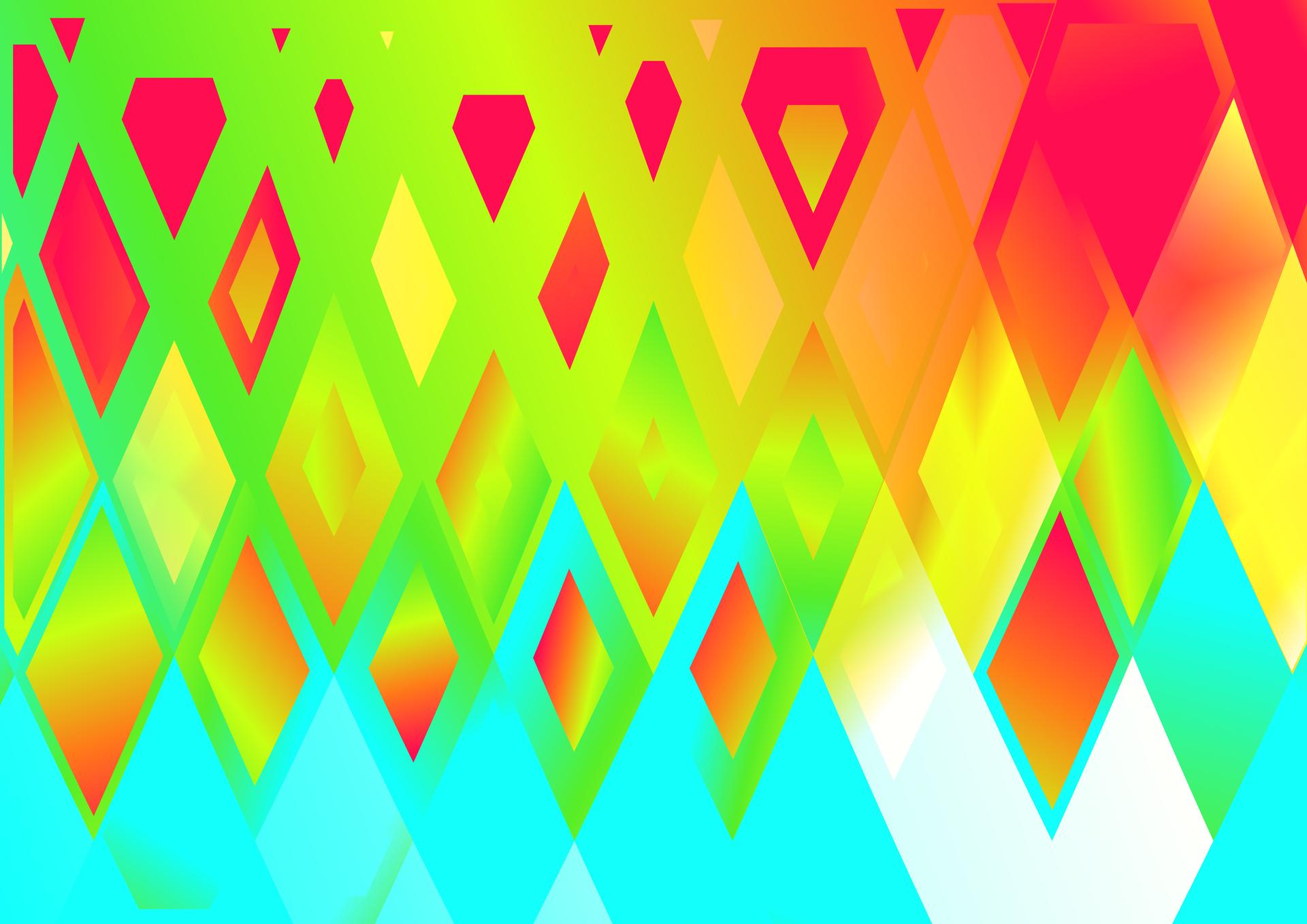 Abstract Diamond Gradient Background