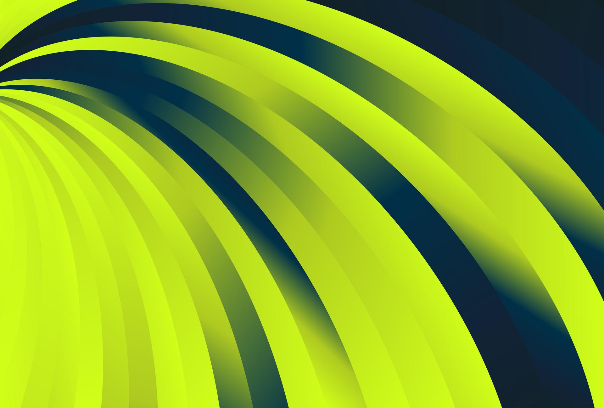 Blue and Green Abstract Curved Stripes Gradient Background Vector ...