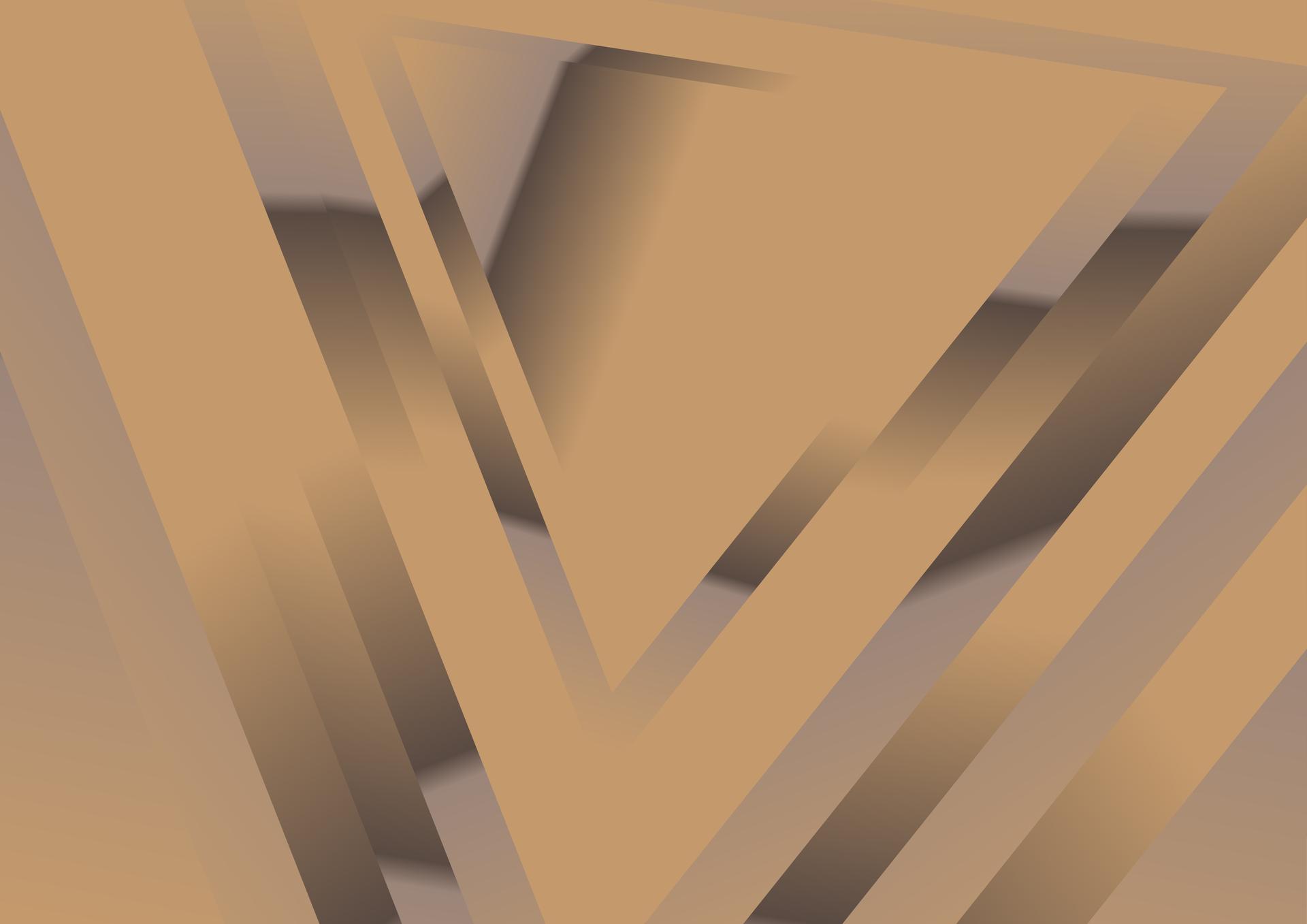 Abstract Geometric Brown Gradient Background
