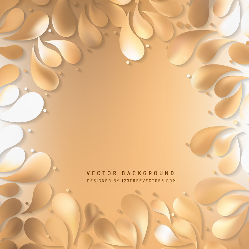 Breathtaking Compilation: Floral Drops Background Vector Designs ...