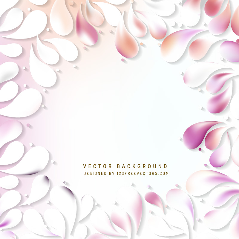 Light Color Arc-Drop Background Design