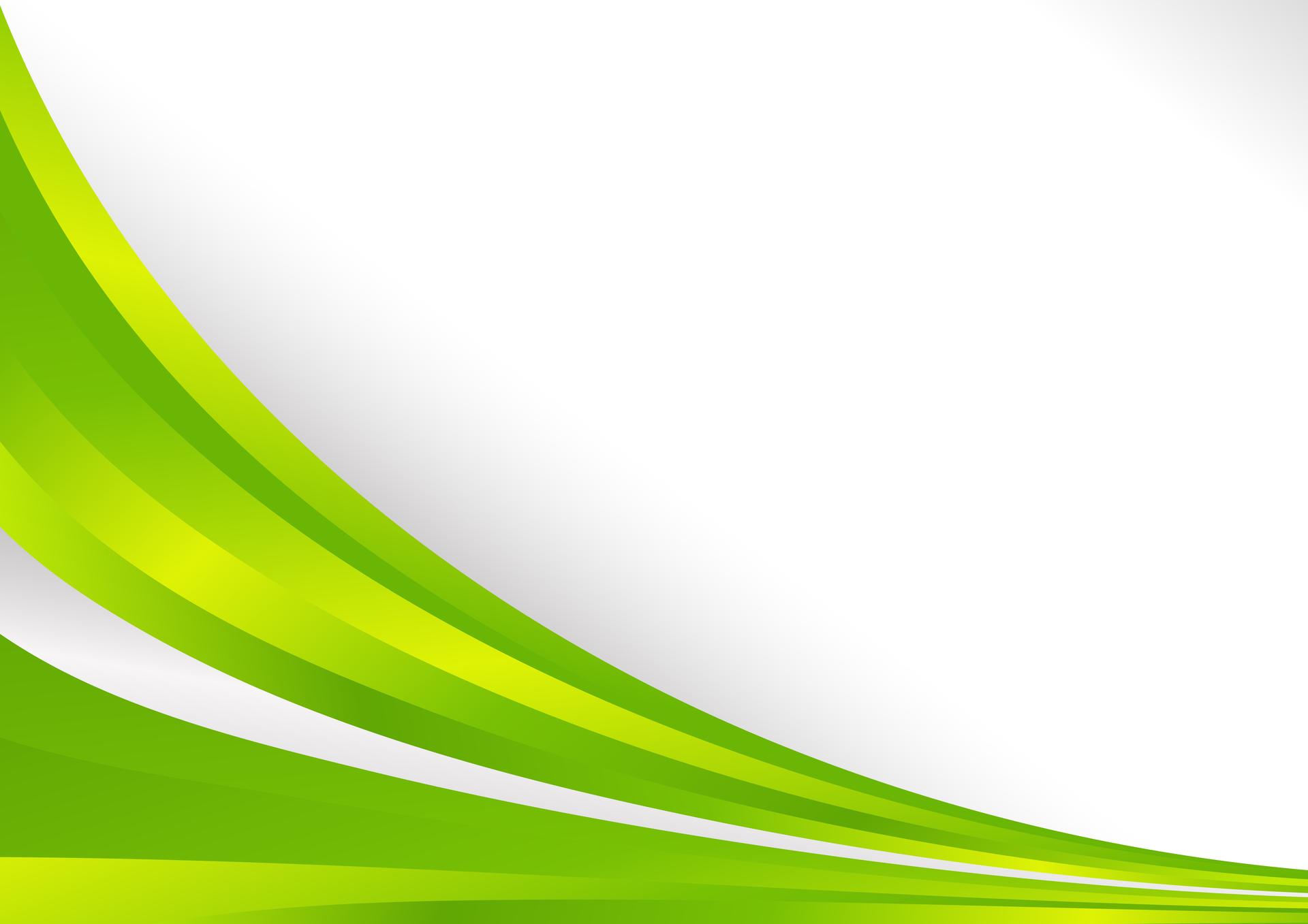 Green Wave Abstract Background