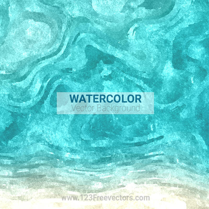 Blue Watercolor Graphic Design