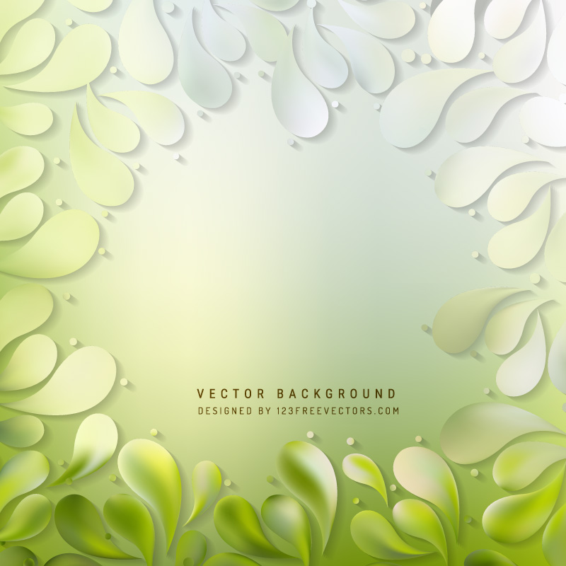 Green Theme Background Drops