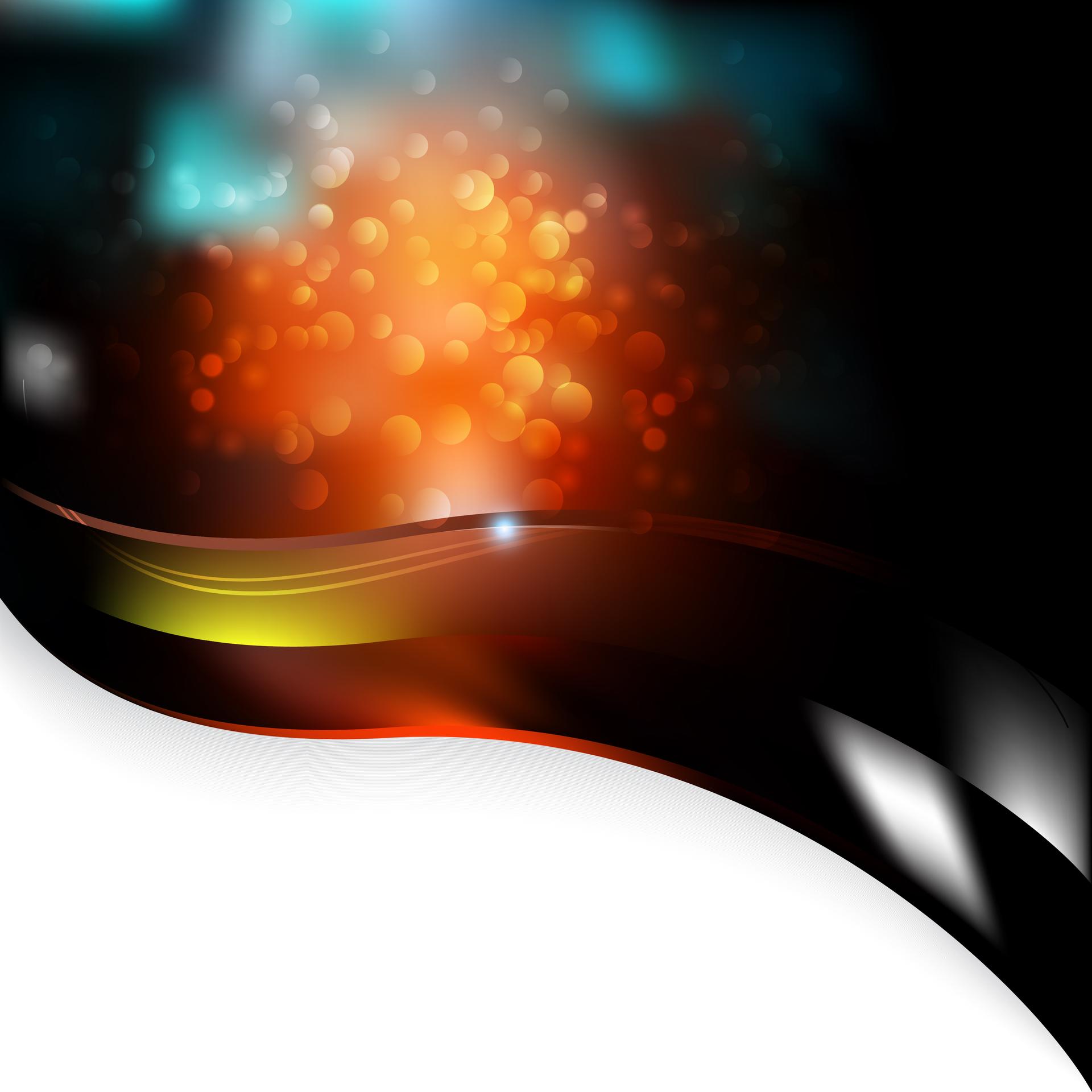 Black Red And Blue Wave Border Folder Background Image