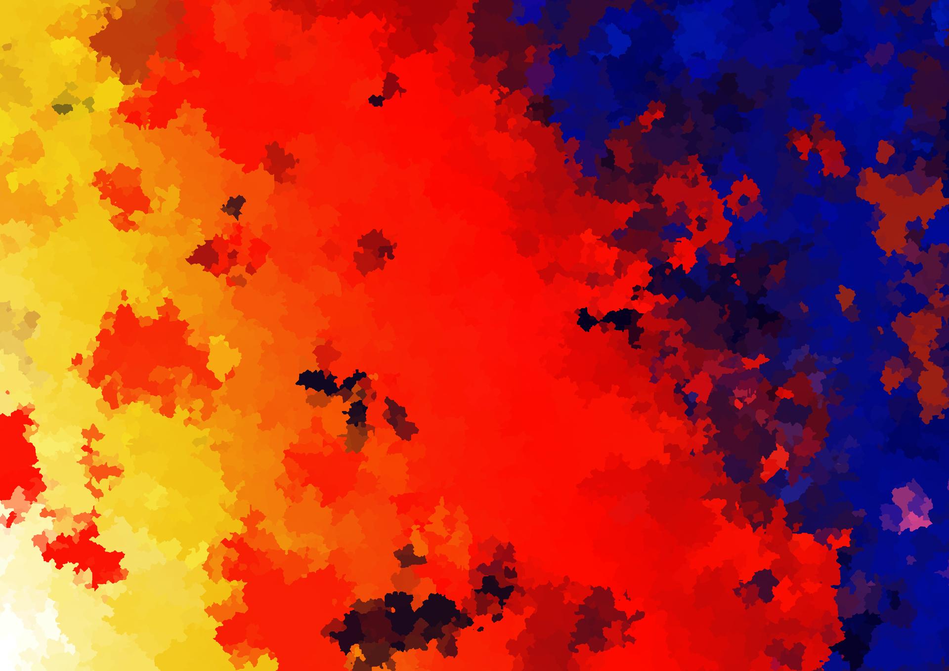 Red Orange and Blue Brush Stroke Texture Background