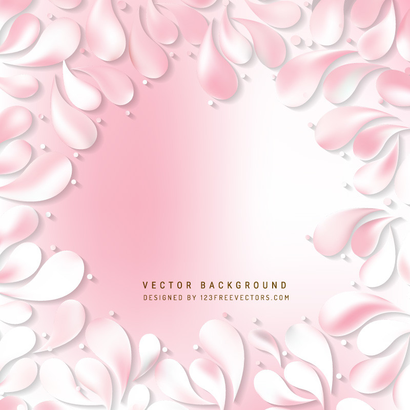 Light Pink Arc-Drop Background