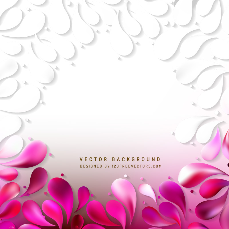 Pink White Arc Drops Background