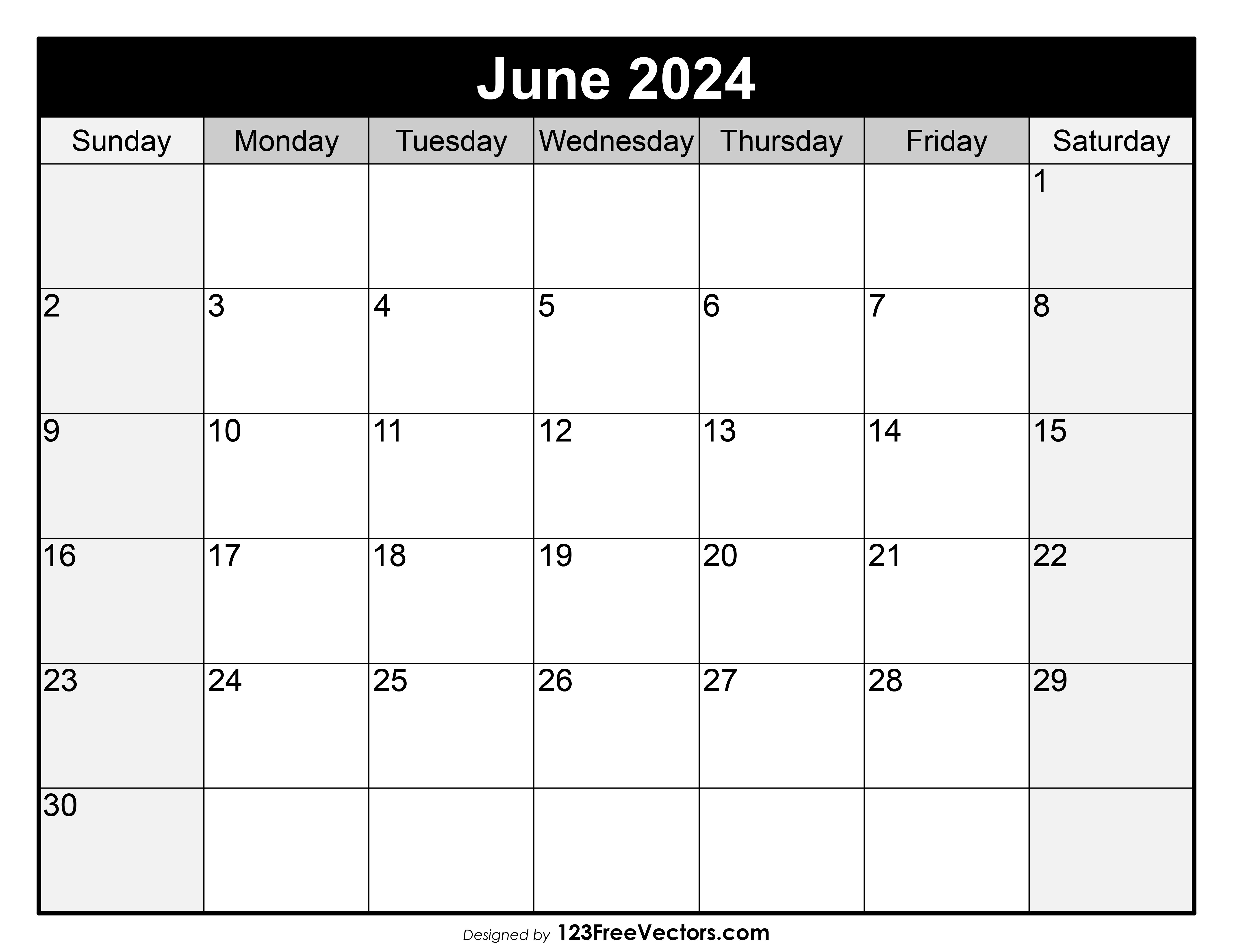 70+ June Calendar Template | Free Vectors, Photos, Artwork Images ...