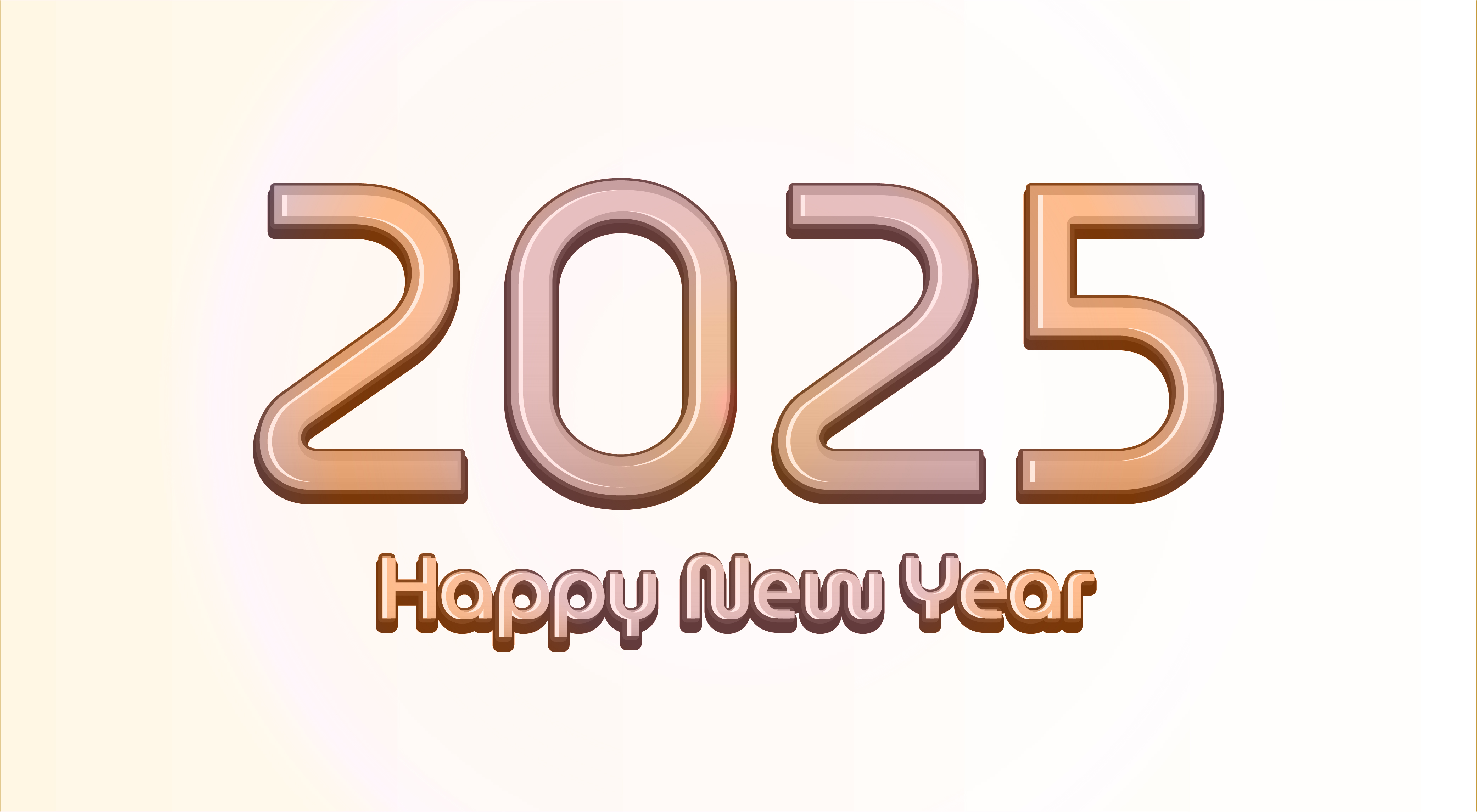 Free Download 2025 New Year Card Vector