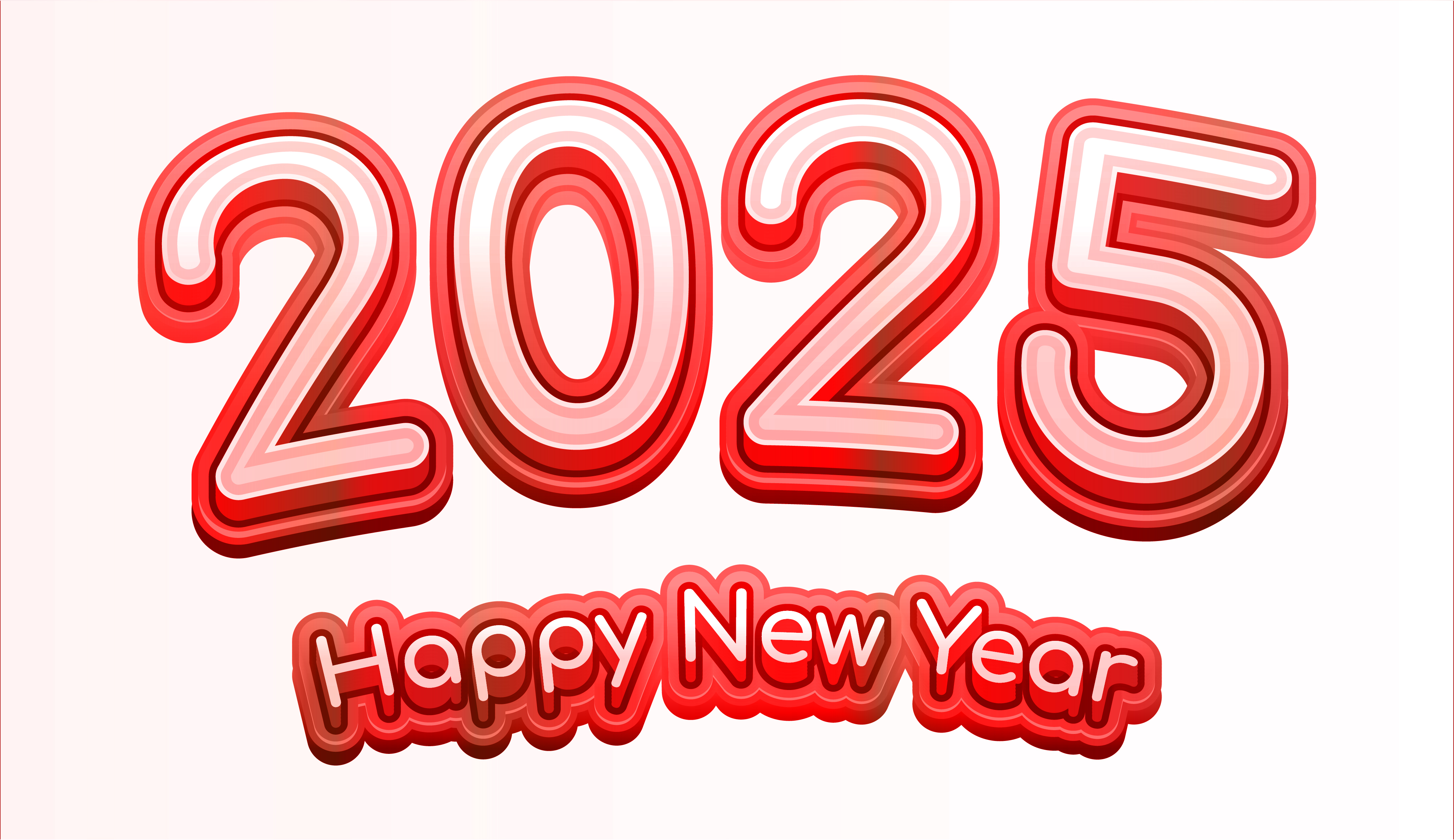 Free Download New Year Background 2025 Vector Illustration