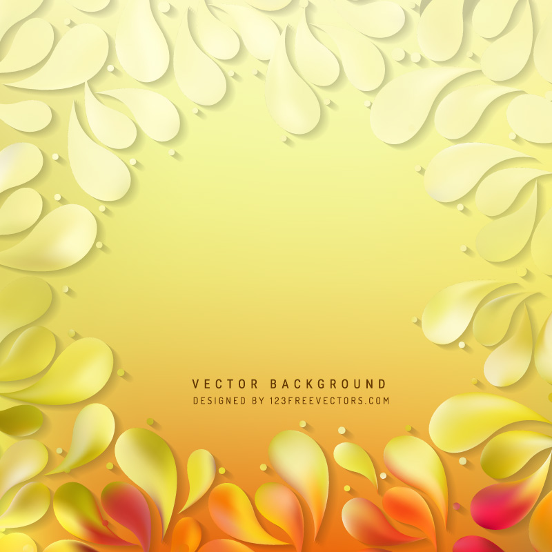 Yellow Arc Drops Background