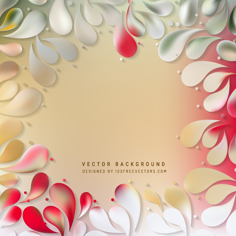 Floral Drops Background