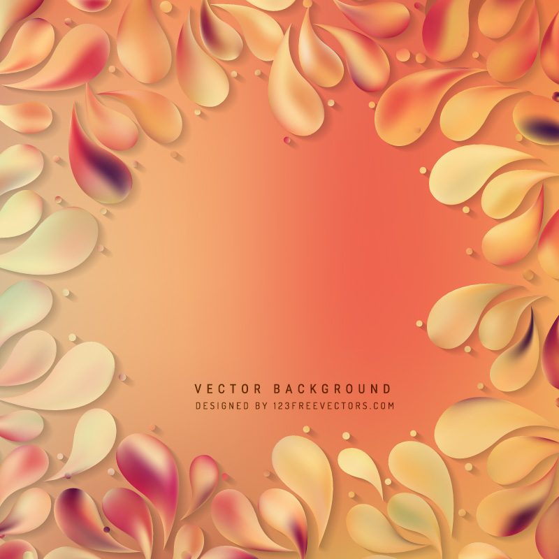 Floral Drops Background