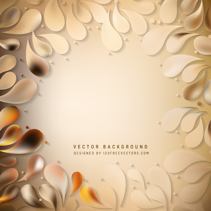 Breathtaking Compilation: Floral Drops Background Vector Designs ...