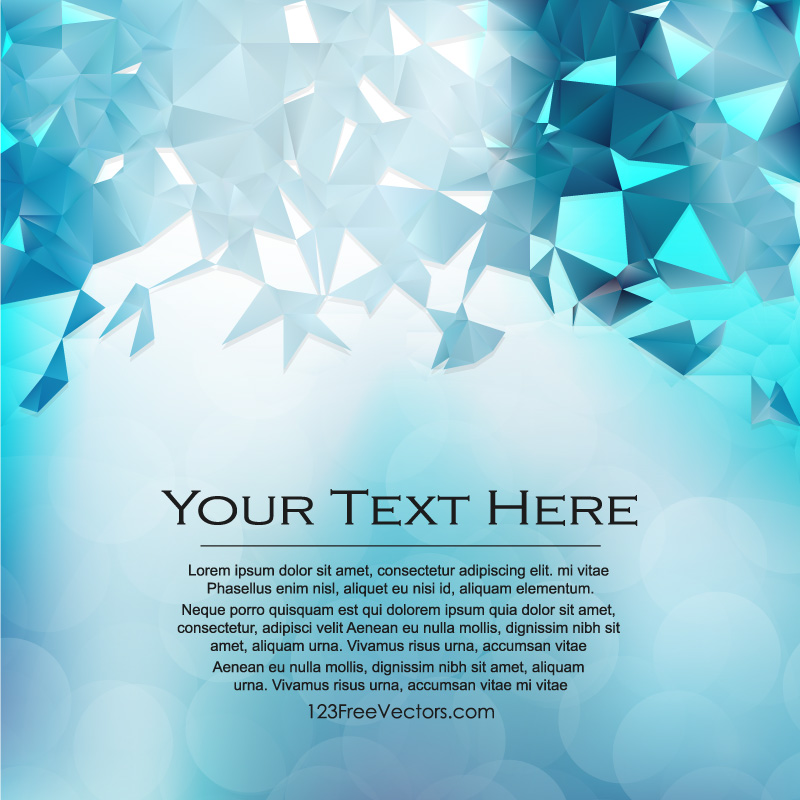 Abstract Blue Polygon Background Abstract Blue Polygon Background