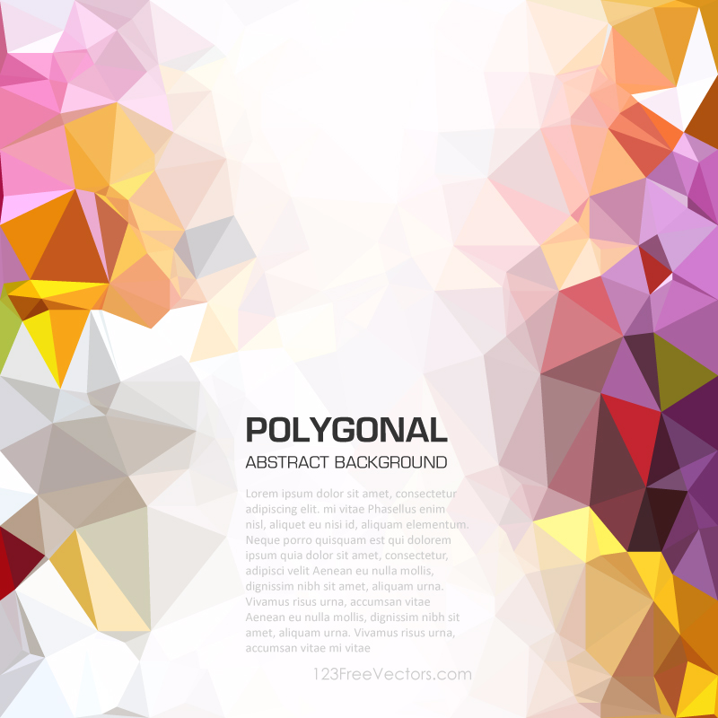 60+ Polygon Abstract Color Background | Free Vectors, Photos, Artwork Images | 123Freevectors