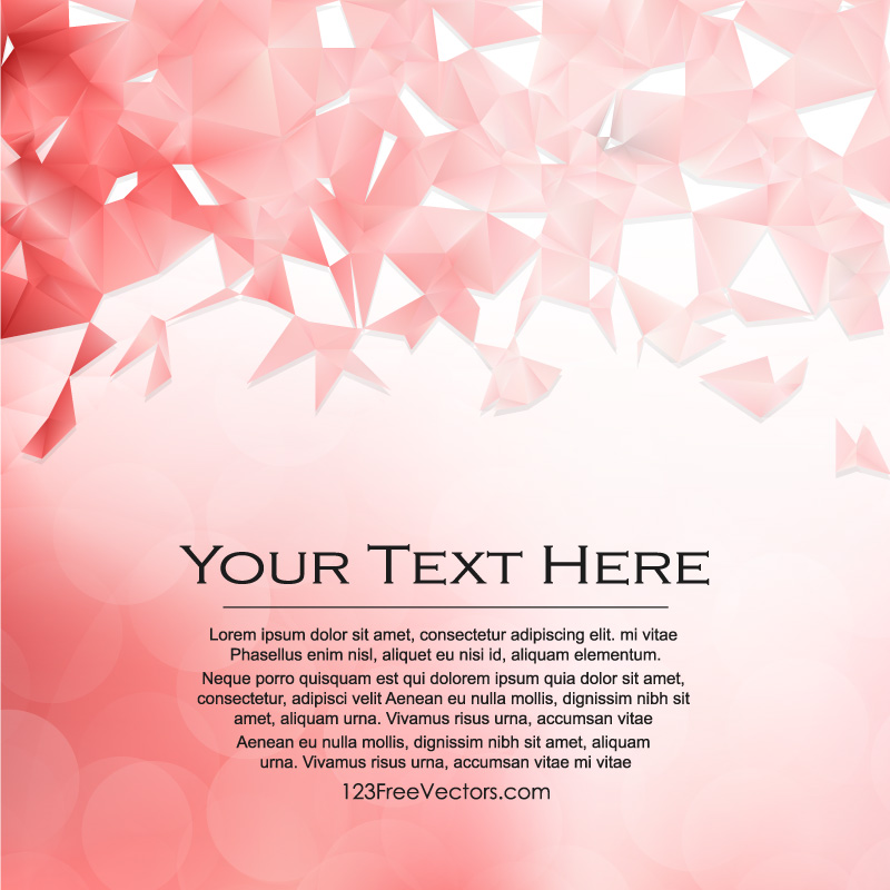 Light Pink Polygon Background Template Light Pink Polygon Background Template